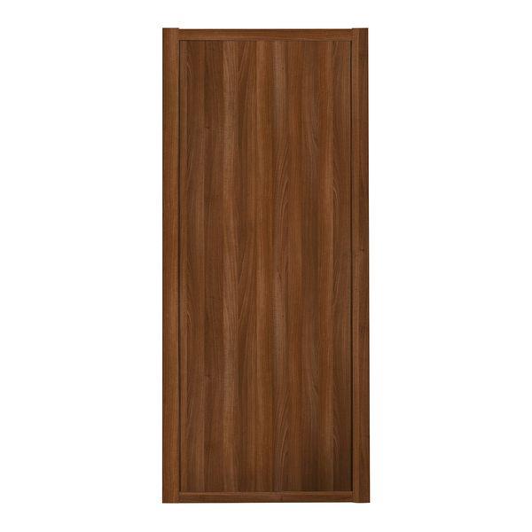 Shaker 914mm carini walnut frame, carini walnut panel - Sliding Wardrobes